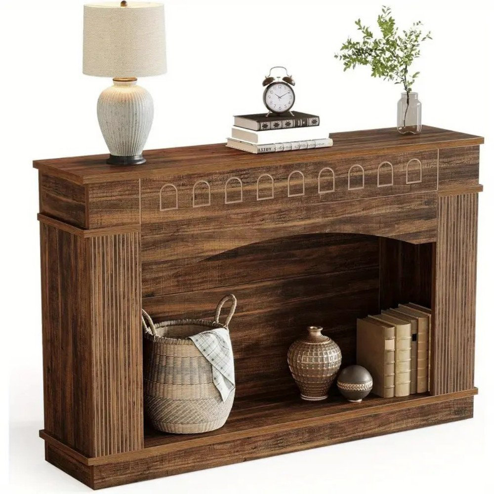 Ophelia & Co. [Elegant Farmhouse Console Table] 2-Tier 47.24-Inch ...